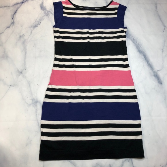French Connection | Dresses | French Connection Knit Striped Short ...